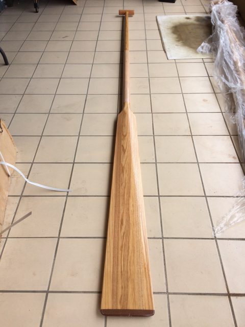 Dragon Boat Steering Oar – 9′ Grey Owl | Pan Am Dragon Boat